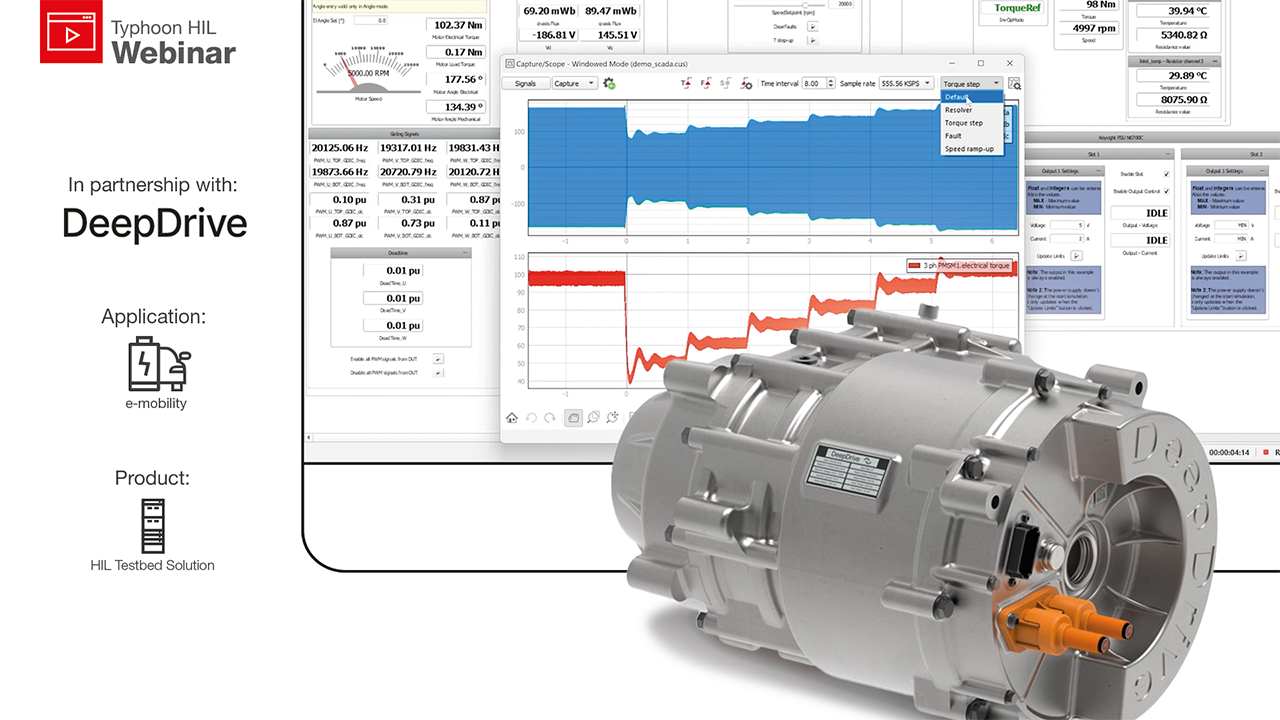 TYP - DeepDrive: Accelerating e-Drive Innovation with HIL